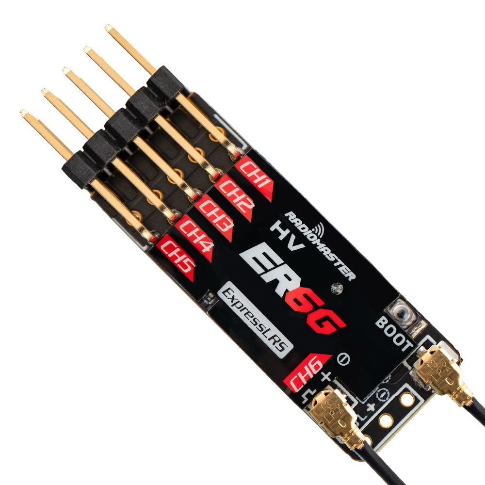 ER6G & ER6GV 2.4GHz ELRS PWM Receiver – RadioMaster RC