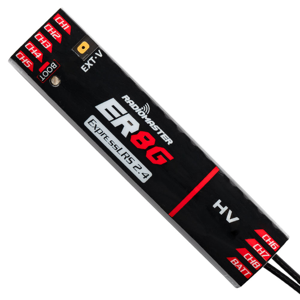 ER8G & ER8GV 2.4GHz ELRS PWM Receiver – RadioMaster RC